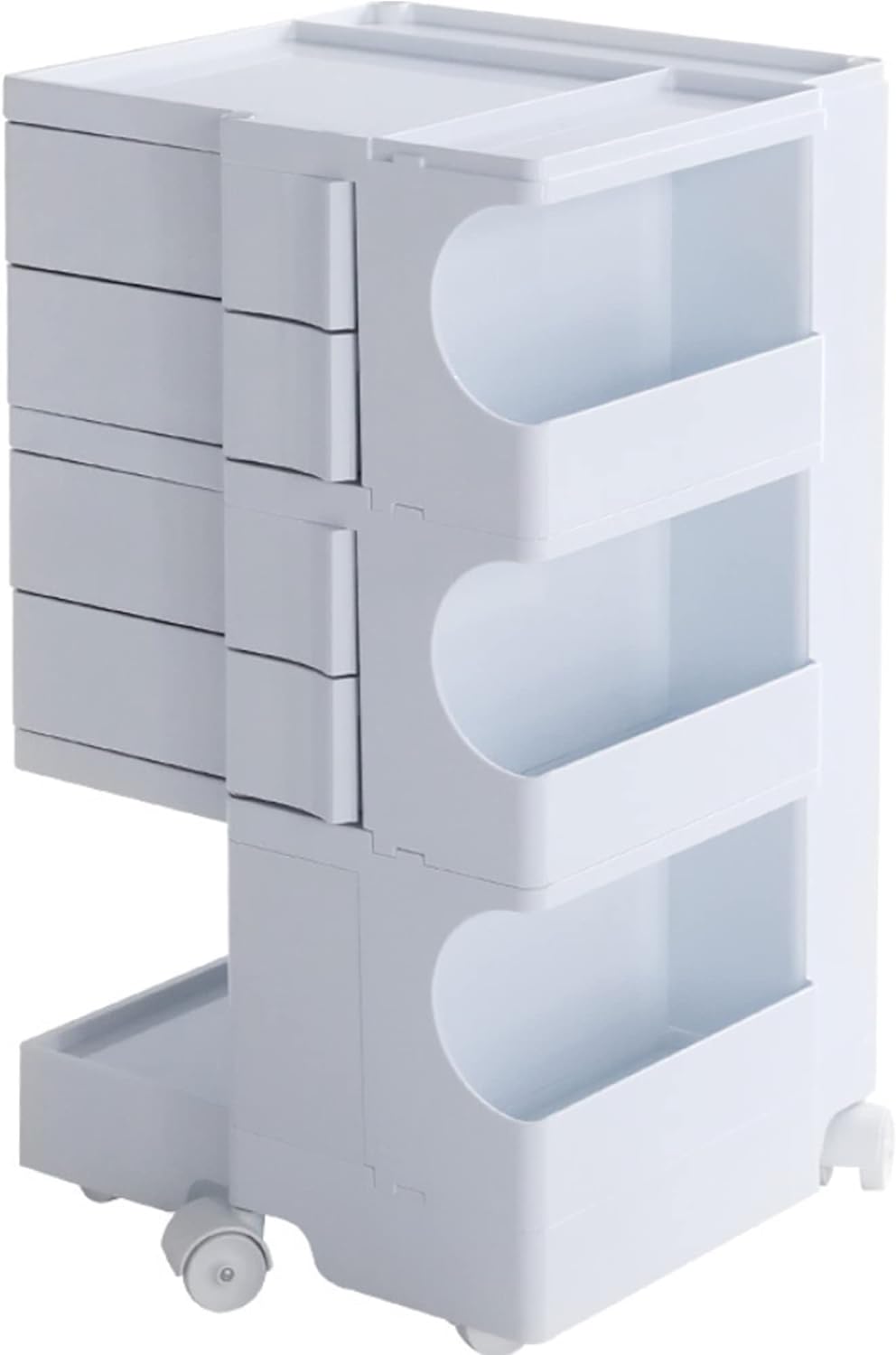 Multipurpose Utility Storage Cart - MCM Storage with Wheels and Slide ...