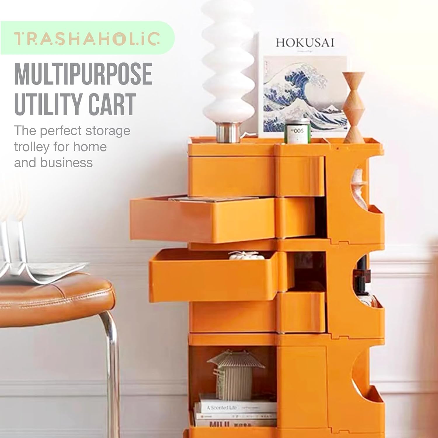 Multipurpose Utility Storage Cart - Industrial Storage with Wheels and ...