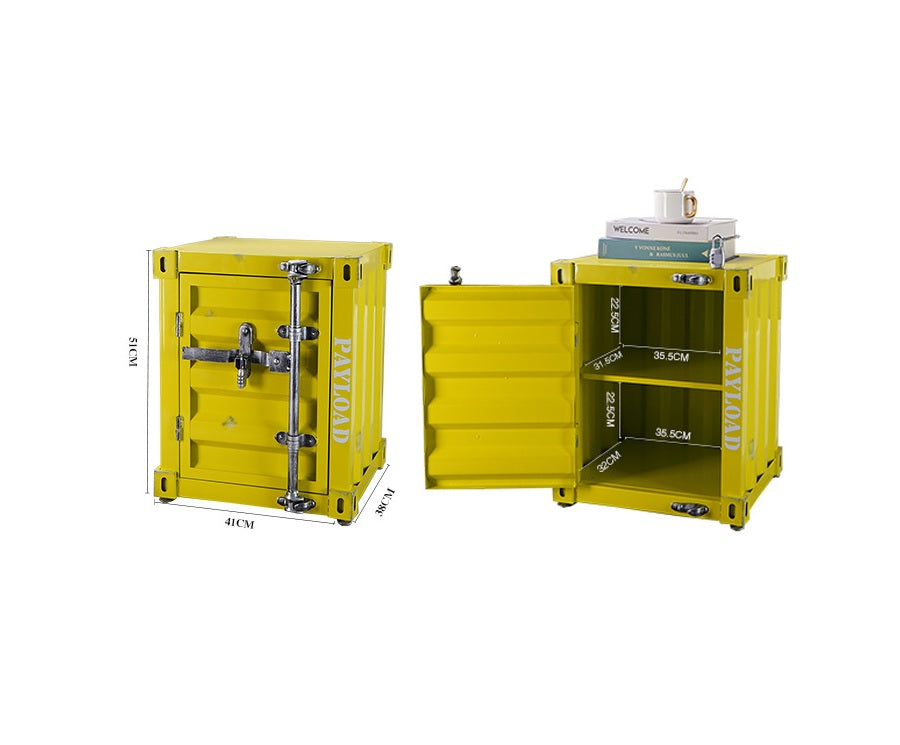 Steampunk Modern Cargo Container Cabinet Freight Load Dresser Industri ...