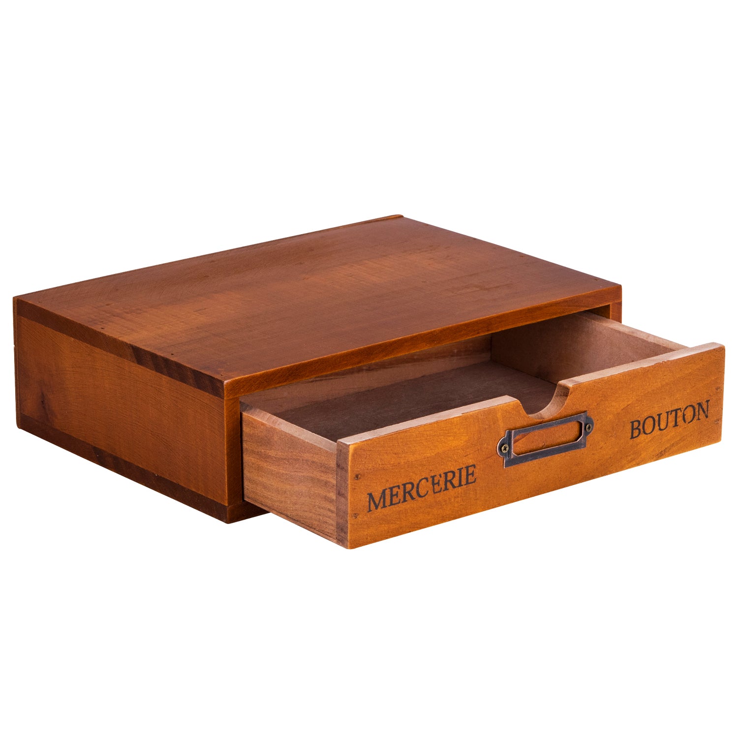 Stackable Vintage Wooden Storage Box | Multilevel Wood Table Top Desk ...