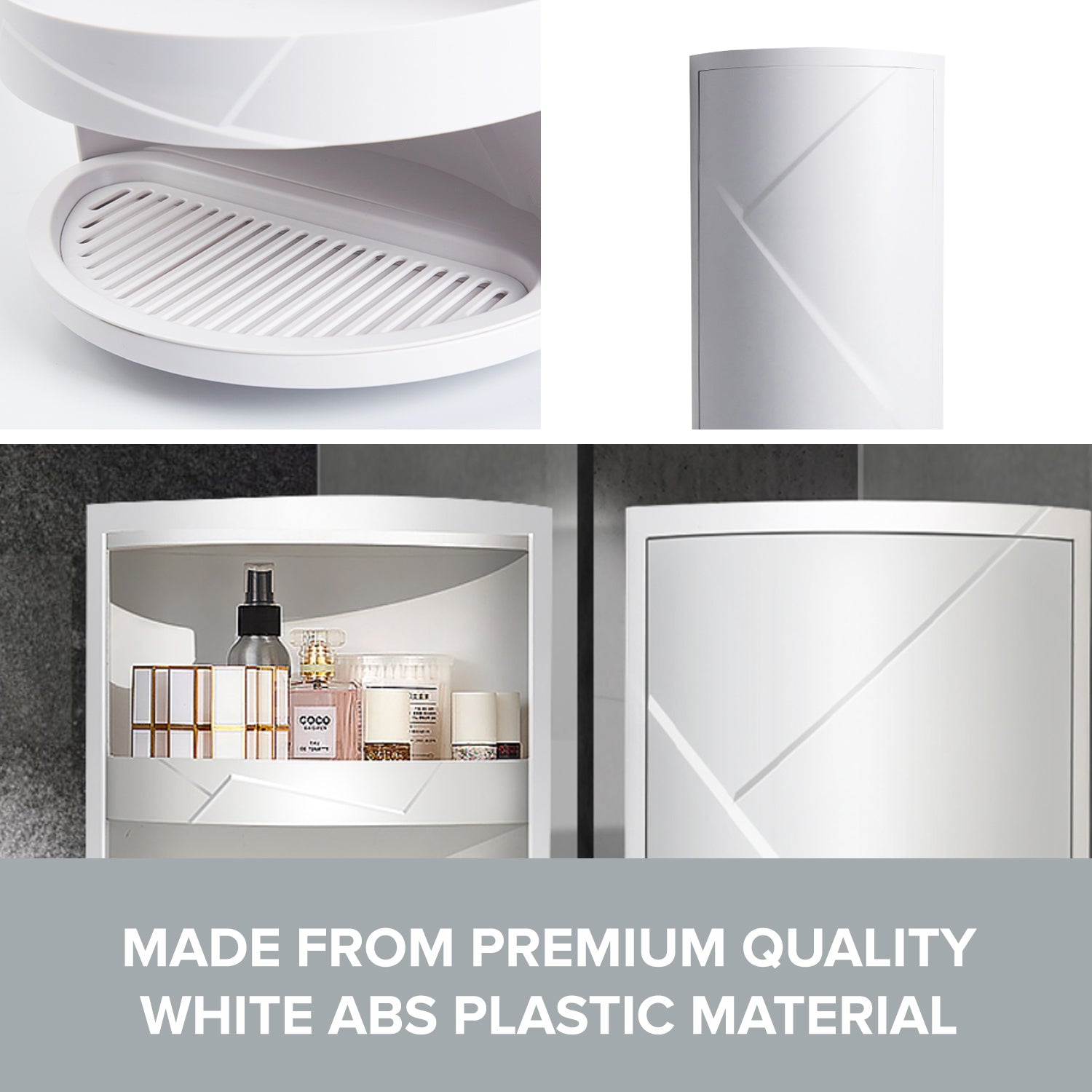 Plastic corner cabinet store