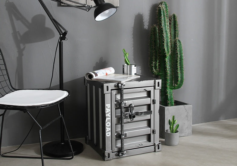 Steampunk Modern Cargo Container Cabinet Freight Load Dresser Industri ...