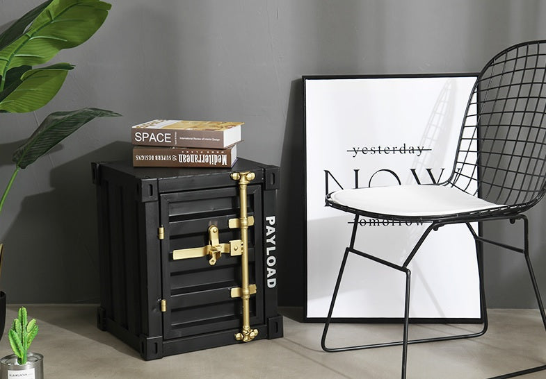 Steampunk Modern Cargo Container Cabinet Freight Load Dresser Industri ...