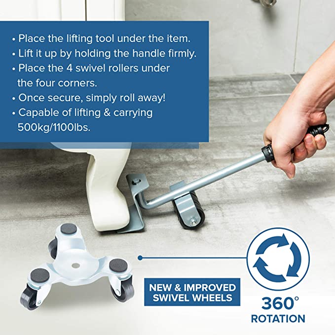 Multi-Directional Furniture Moving Tool - Heavy Furniture Sliders - Ea ...