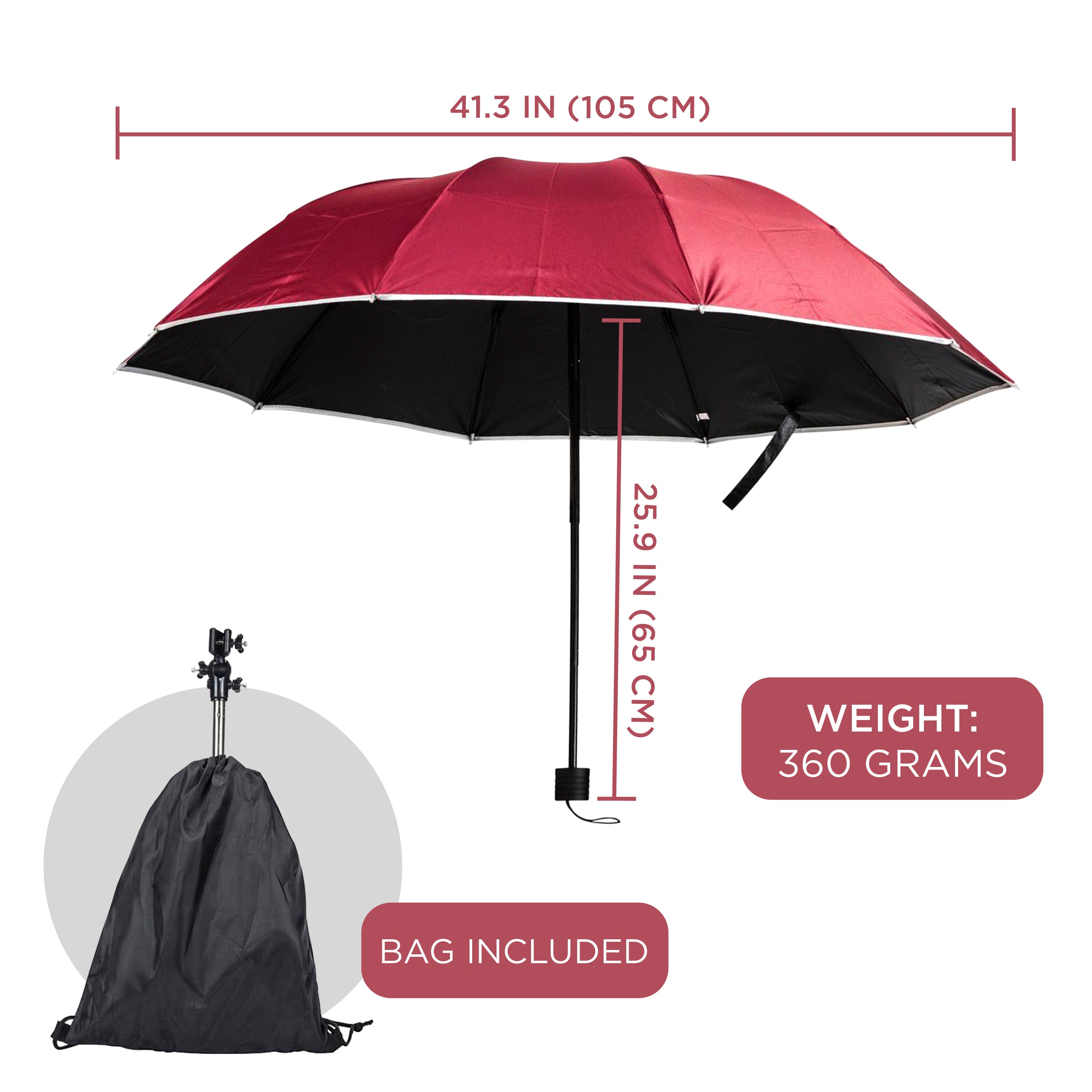 Wearable Hands-free Umbrella Sun Rain Blocker I Protect Yourself Hands ...